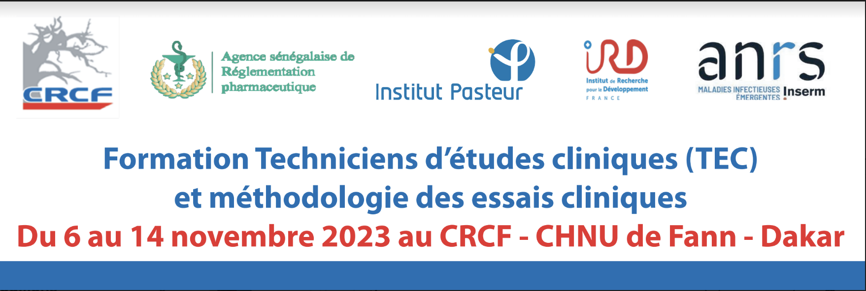 formation des Techniciens d’Etude Clinique (TEC) - CRCF